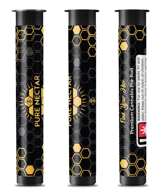 Pre-Roll Packaging | 116 mm Doob Tube W/ Label | PURE NECTAR