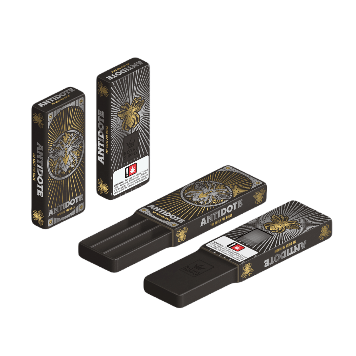 ANTIDOTE | Pre-Roll 109mm Packaging | 109mm 3 Pack Boxes | Child Resis ...