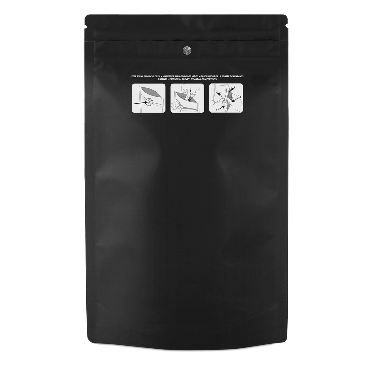 14g Mylar Bags | Resealable Half Ounce Bag Packaging | BLACK – Creative ...