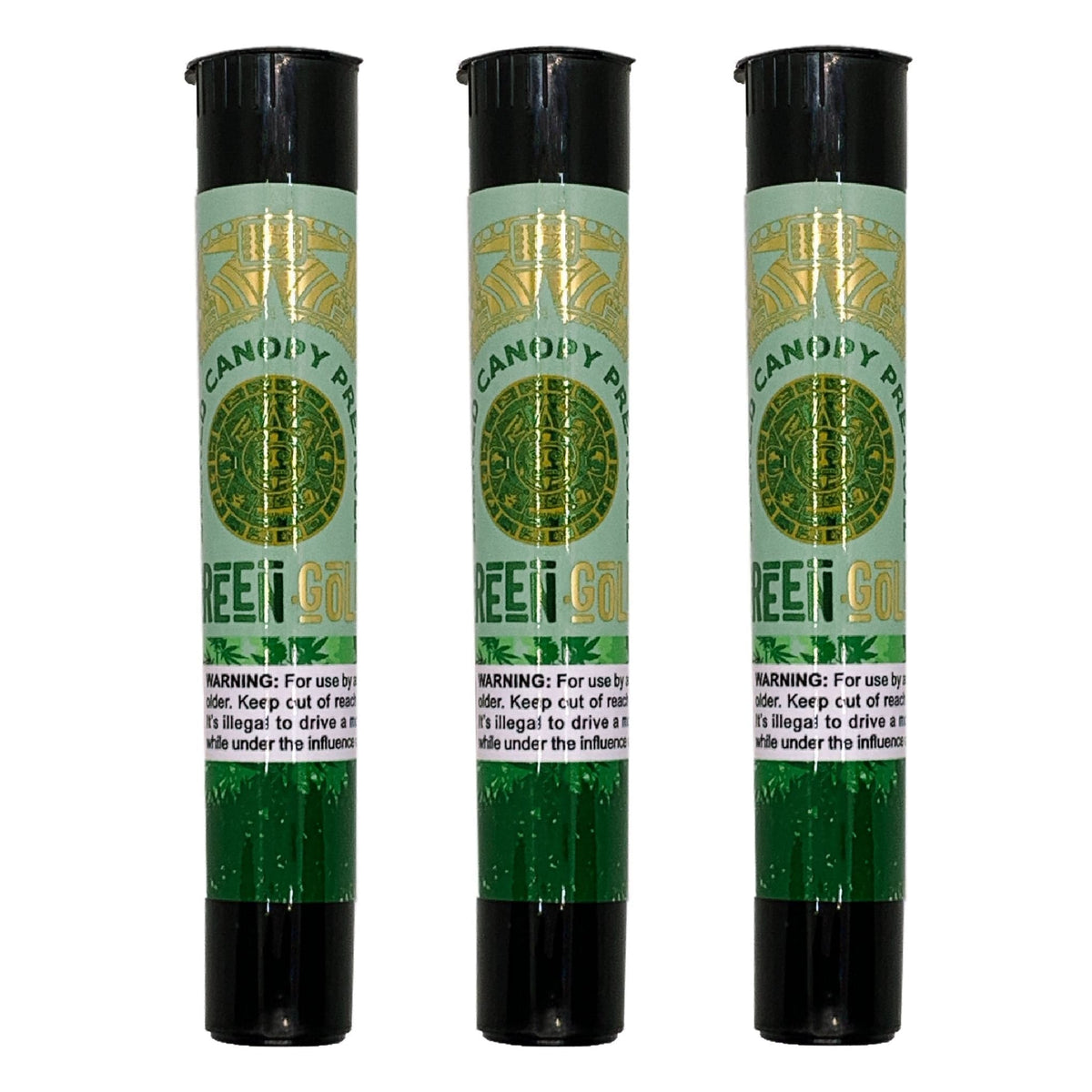 Pre-Roll Packaging | 116 mm Doob Tube | GREEN GOLD – Creative Labz ...