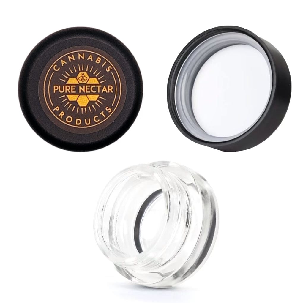 5mL Clear Glass Jar | Child Resistant Concentrate Container | PURE ...