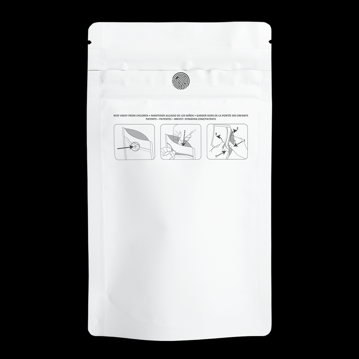 7g Mylar Bags | Resealable Quarter Ounce Bag Packaging | WHITE ...