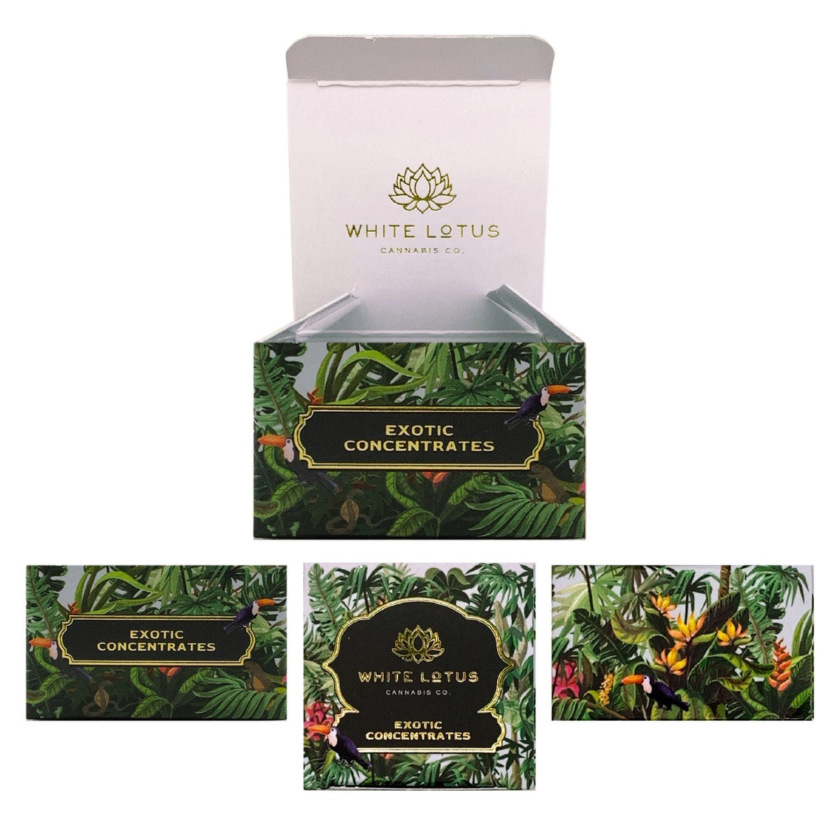 WHITE LOTUS | Concentrate Container Box | Jar Packaging 5mL-7mL ...