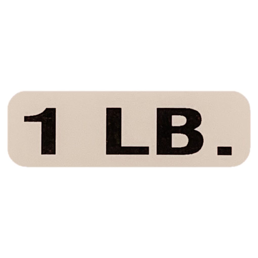 1 LB. Weight Labeling Sticker | .75 x 2.25” – Creative Labz: Packaging ...