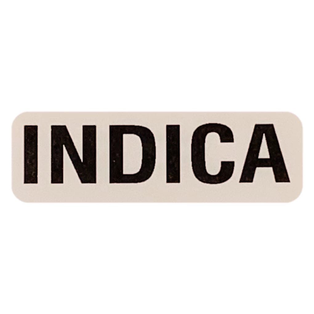 INDICA Labeling Sticker | .75 x 2.25” – Creative Labz: Packaging Solutions