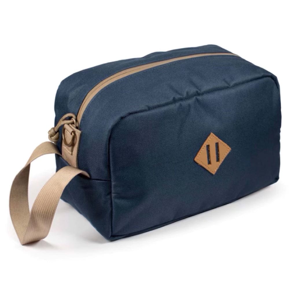 NAVY BLUE Smell Proof Toiletry Bag | Carbon Lined | Large | Creative ...