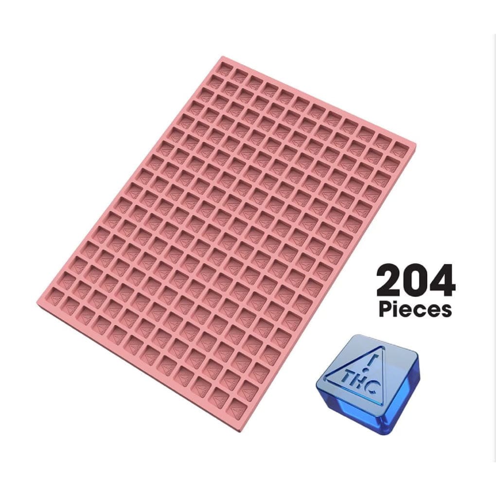 Square Gummy Edible Mold | NEVADA THC Symbol | 2.5 mL | Silicone ...